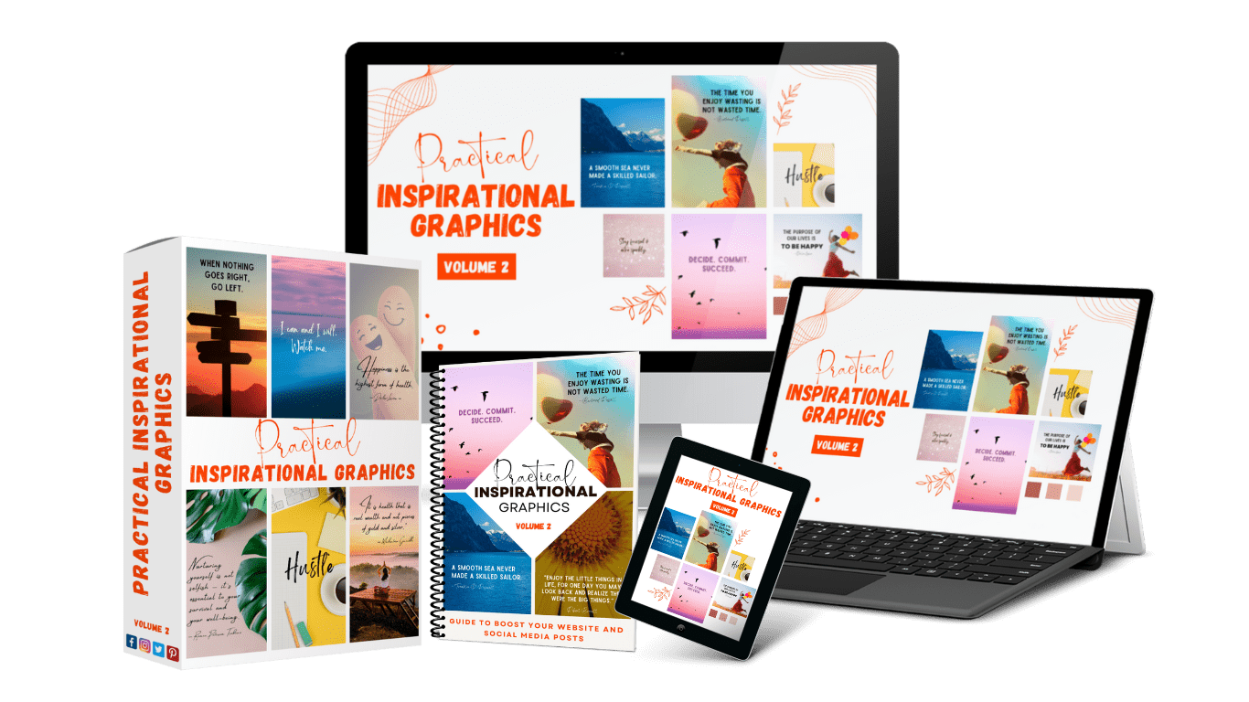 Sales Page - Practical Inspirational Graphics Volume 2 - Personal