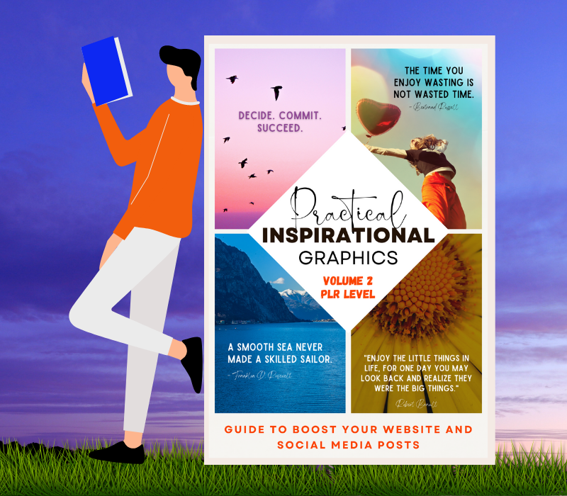 Practical Inspirational Graphics Vol. 2 (PLR/Canva) - JV Graphic Images